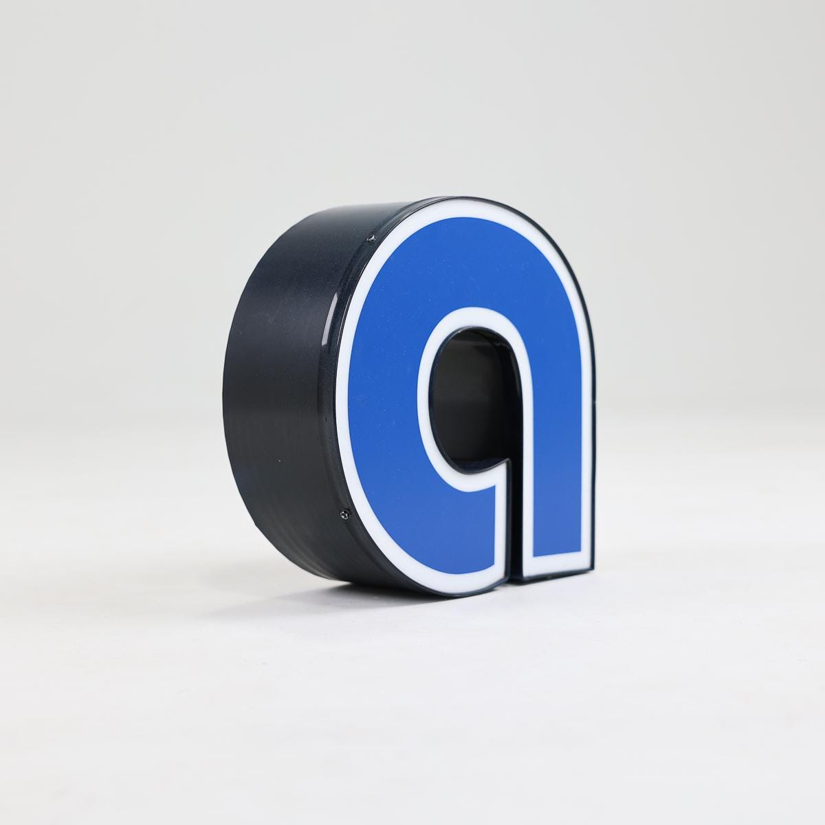 Blue & White Letter A Reclaimed Channel Letter - Etsy
