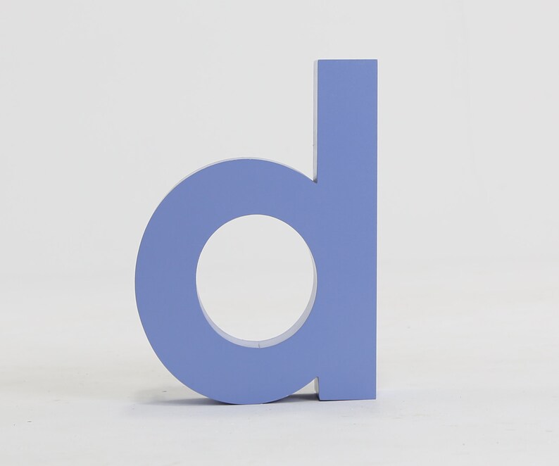 Light Blue Letter D | Reverse Channel Letter | Reclaimed Old Sign - Etsy