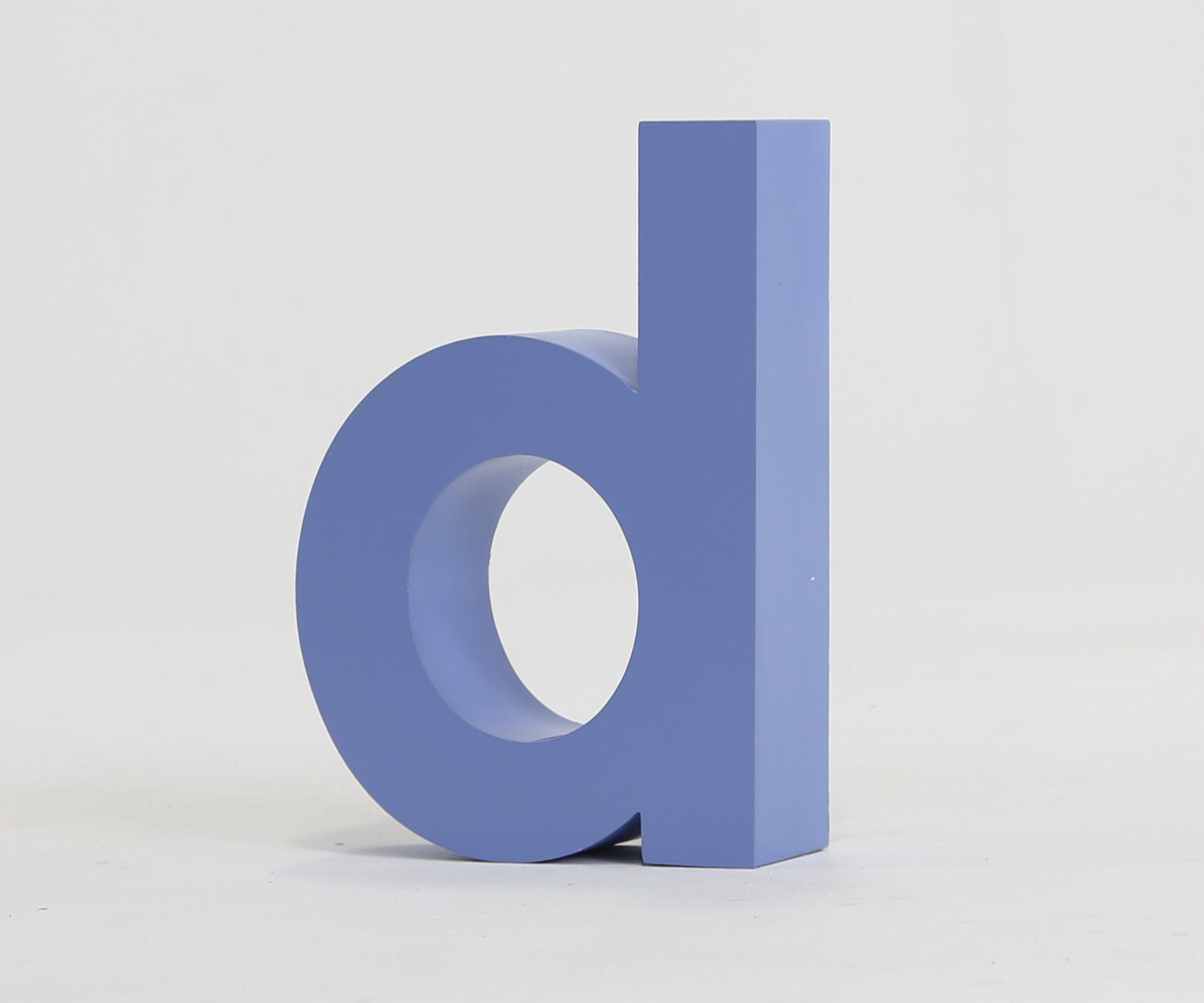 Light Blue Letter D | Reverse Channel Letter | Reclaimed Old Sign - Etsy
