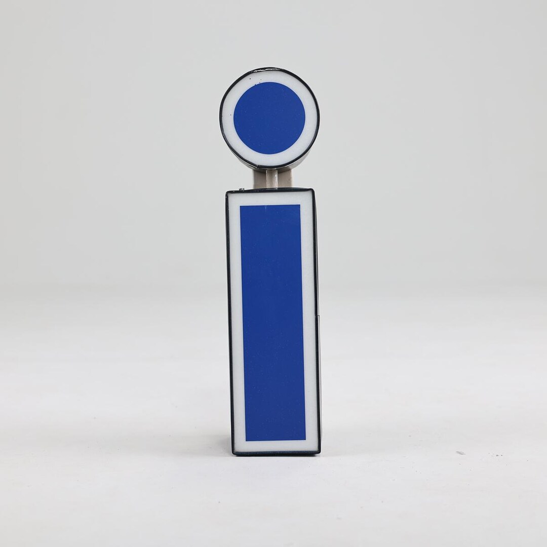 Blue & White Letter I | Reclaimed Channel Letter - Etsy