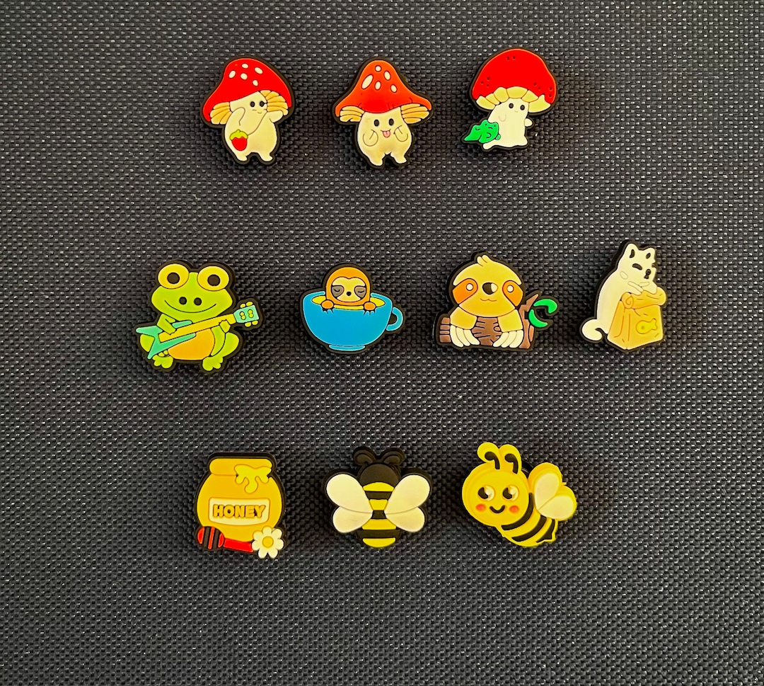Cute Mushroom and Sloth Croc Charms High Quality PVC Shoe - Etsy