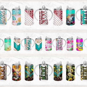 12oz Sippy Sublimation Design Bundle, 12oz Sippy Bundle, 12oz Sippy ...