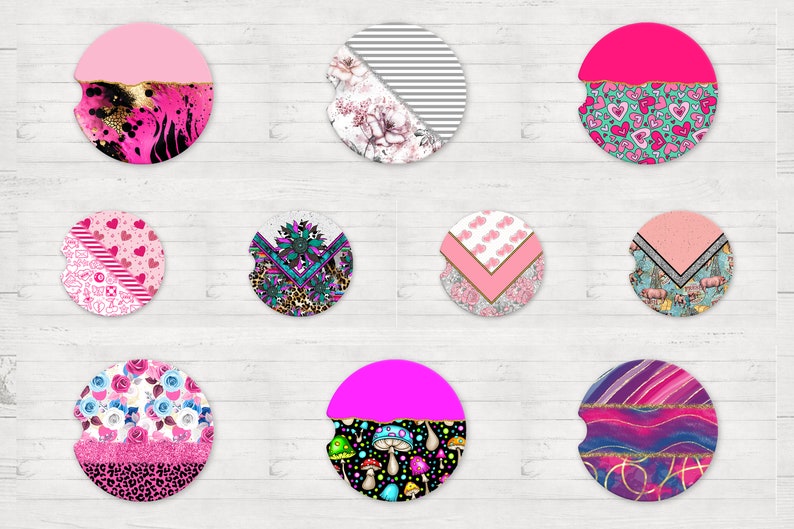 Car Coaster Sublimation Design Car Coaster Bundle Car - Etsy