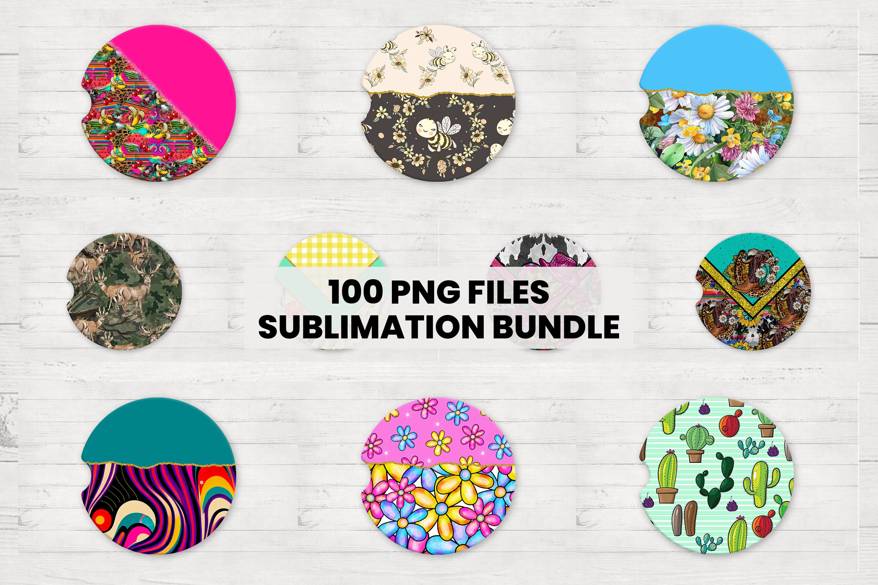 Car Coaster Sublimation Design Car Coaster Bundle Car - Etsy