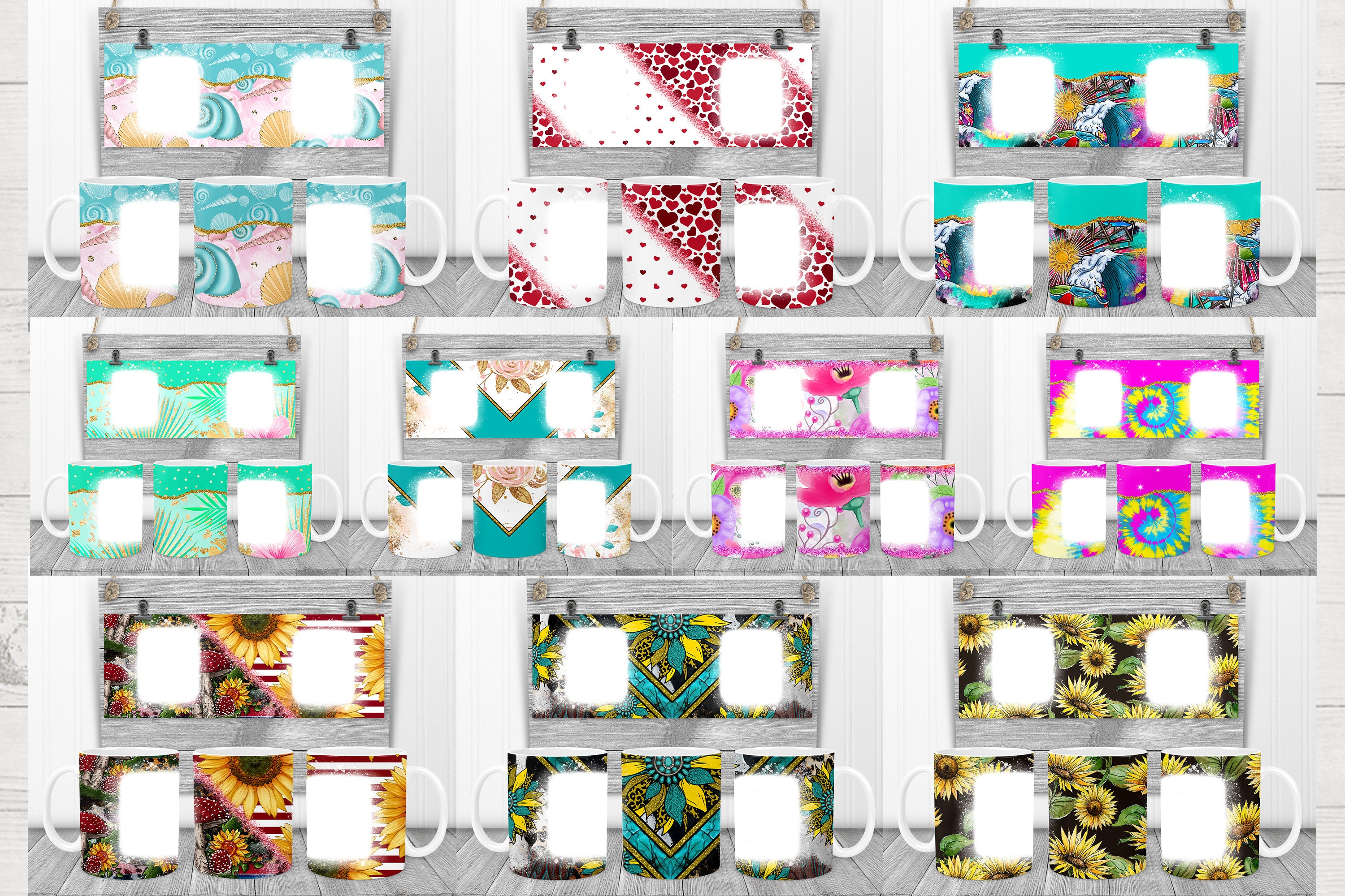 11 Oz Mug Sublimation Designs Bleach Mug Bundle 11oz Mug - Etsy