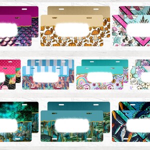 License Plate Sublimation Design Bundle, License Plate Bundle, License ...