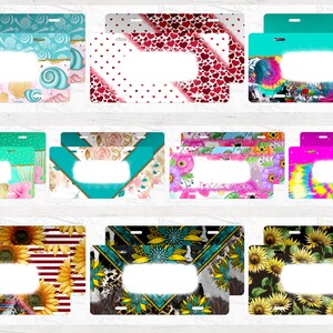 License Plate Sublimation Design Bundle, License Plate Bundle, License ...