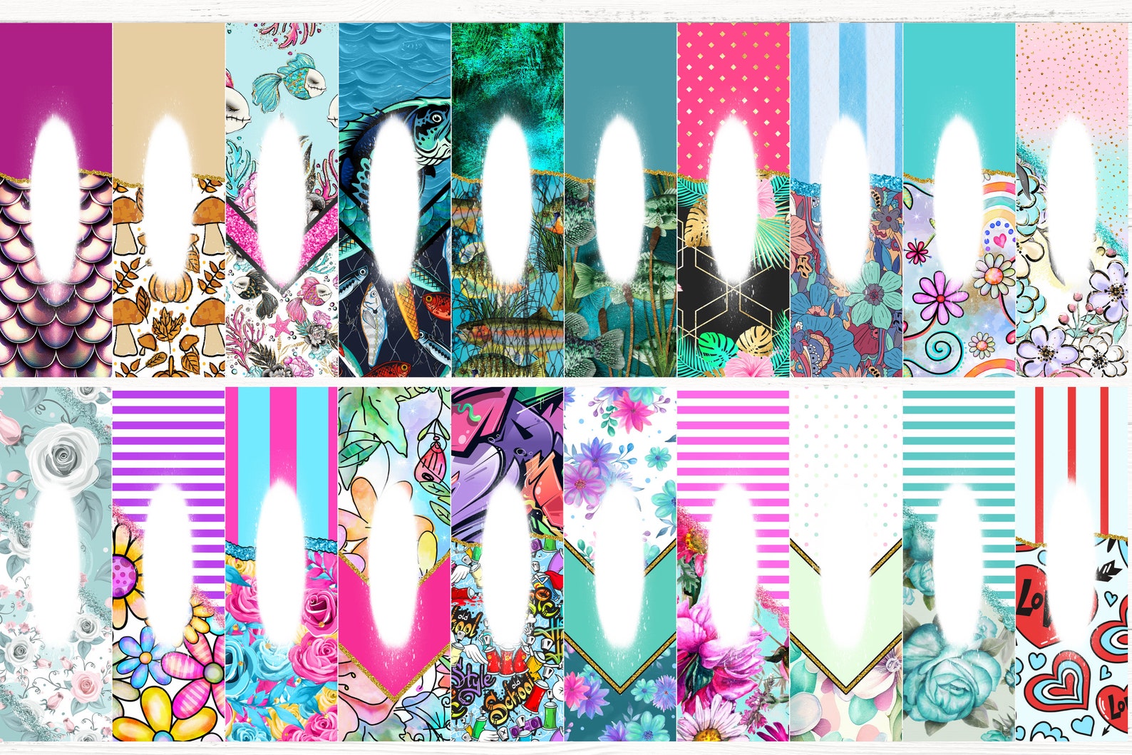 Pen Wrap Sublimation Design Bundle, Ink Joy Pen Wrap, Pen Waterslide ...
