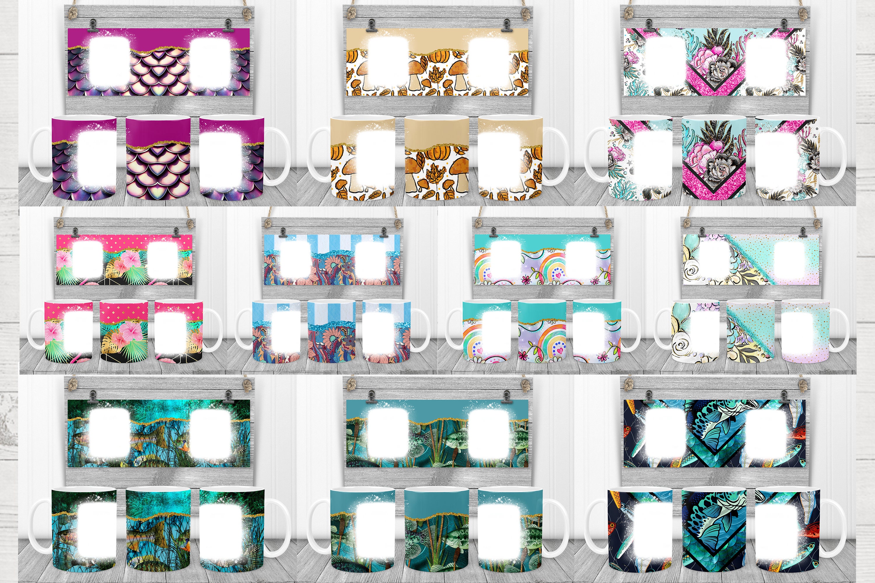 11 Oz Mug Sublimation Designs Bleach Mug Bundle 11oz Mug - Etsy