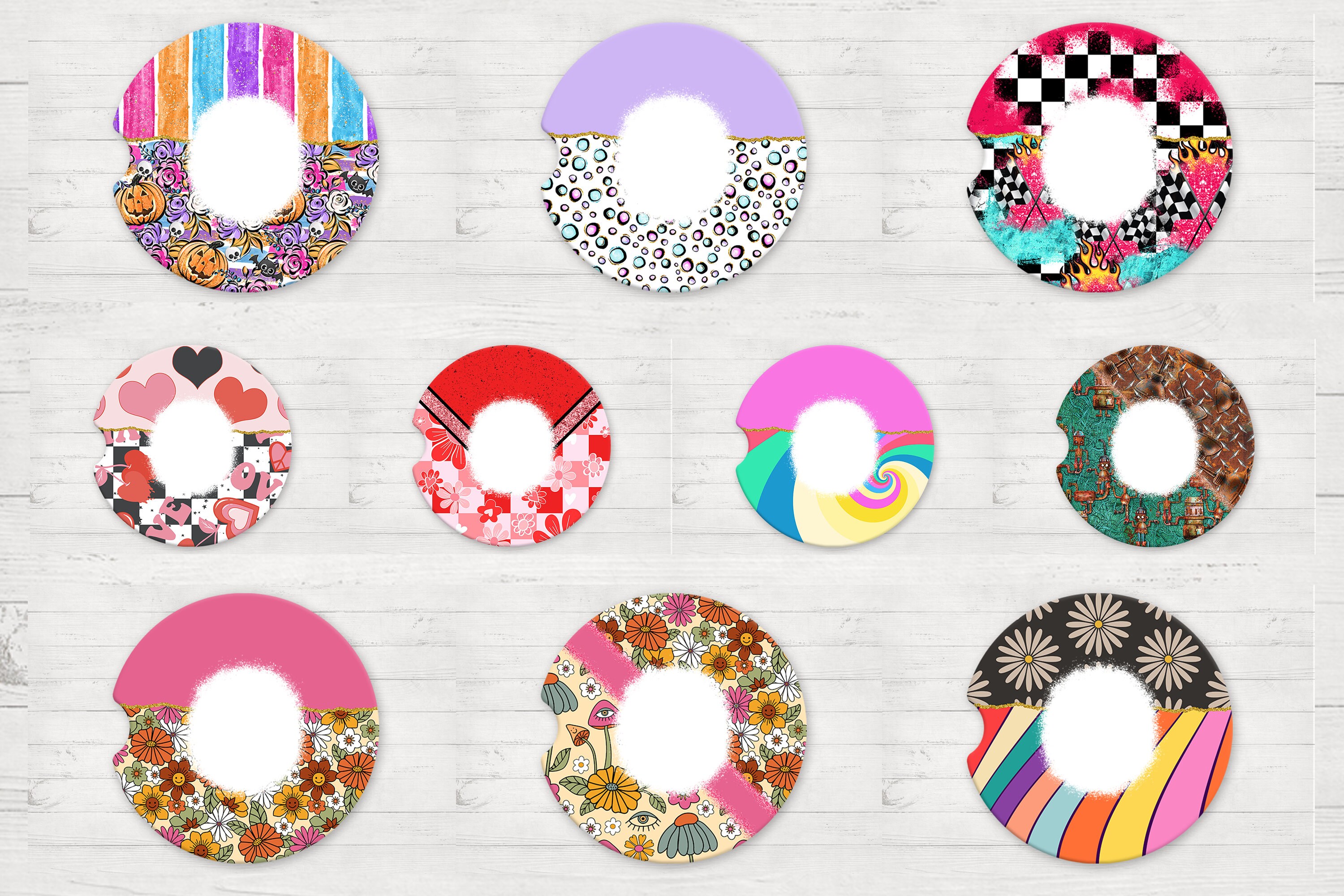 Car Coaster Sublimation Design Car Coaster Bundle Car - Etsy
