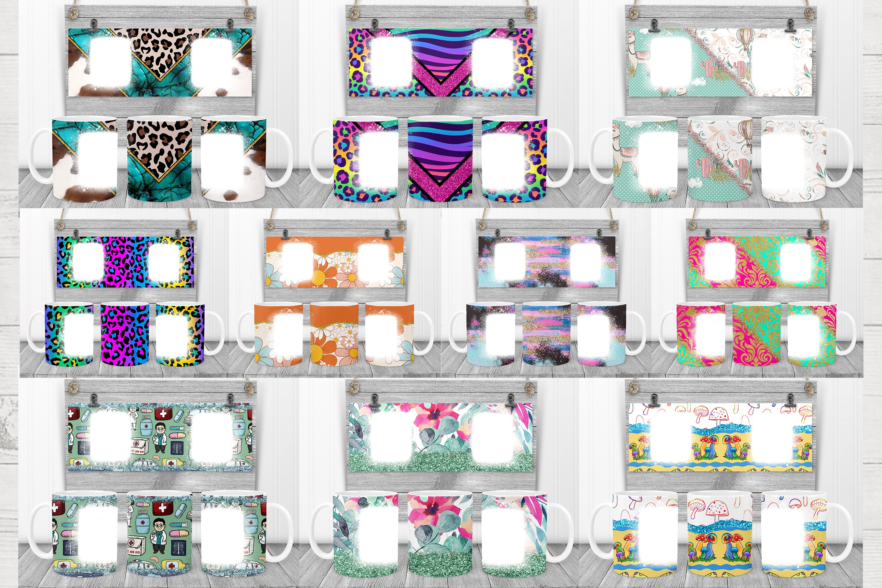 11 Oz Mug Sublimation Designs Bleach Mug Bundle 11oz Mug - Etsy