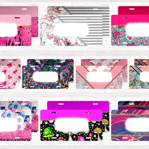License Plate Sublimation Design Bundle, License Plate Bundle, License ...