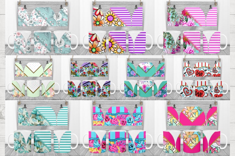 11 Oz Mug Sublimation Designs Zip Mug Bundle 11oz Mug - Etsy