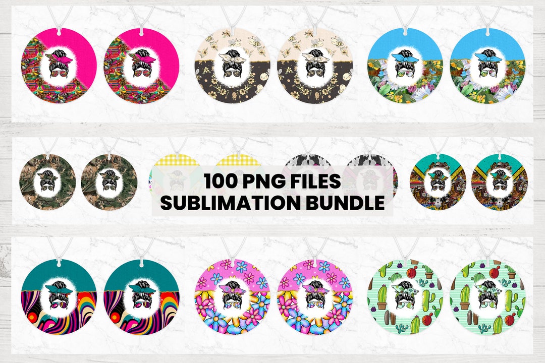 Air Freshener Sublimation Design Bundle, Air Freshener Bundle ...