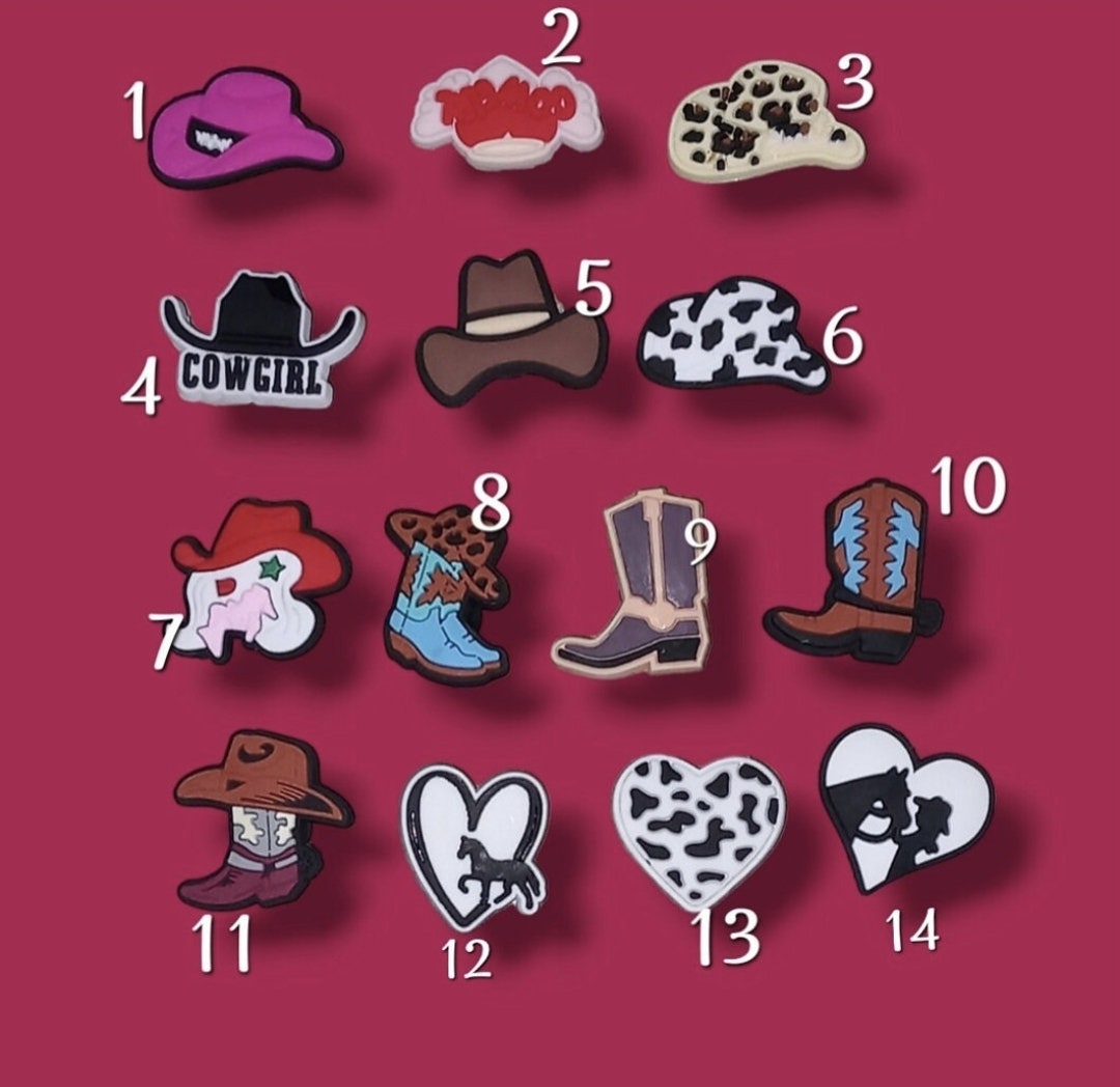Country Western Themed Croc Charms Nashville Clog Shoes Accessories - Etsy
