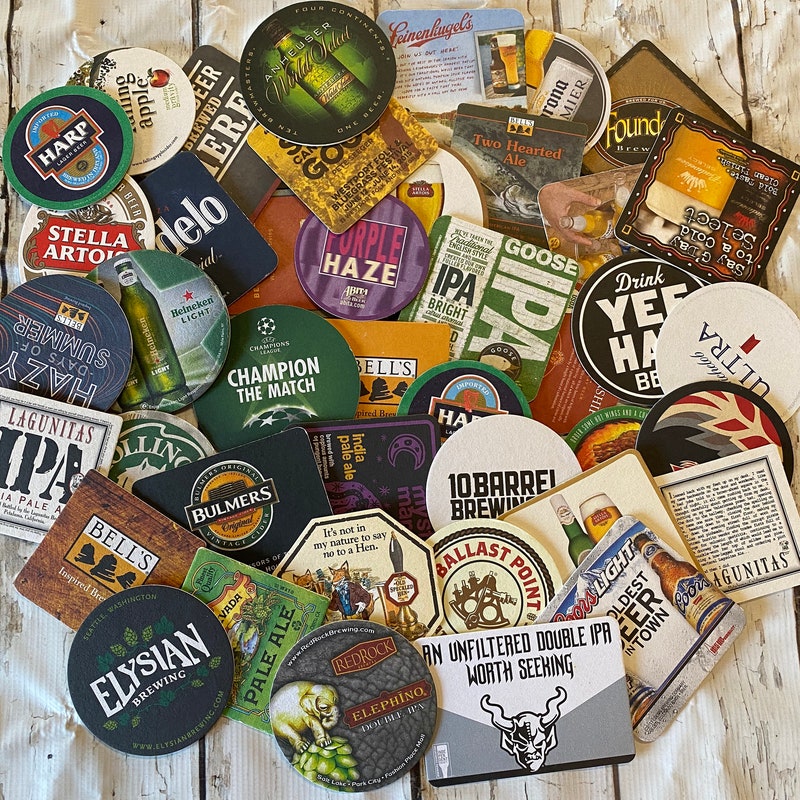 Beer Coasters - Etsy