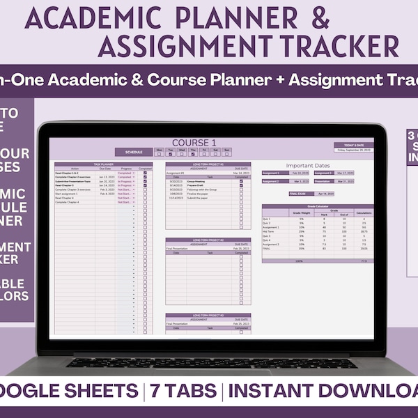 Student Planner - Etsy