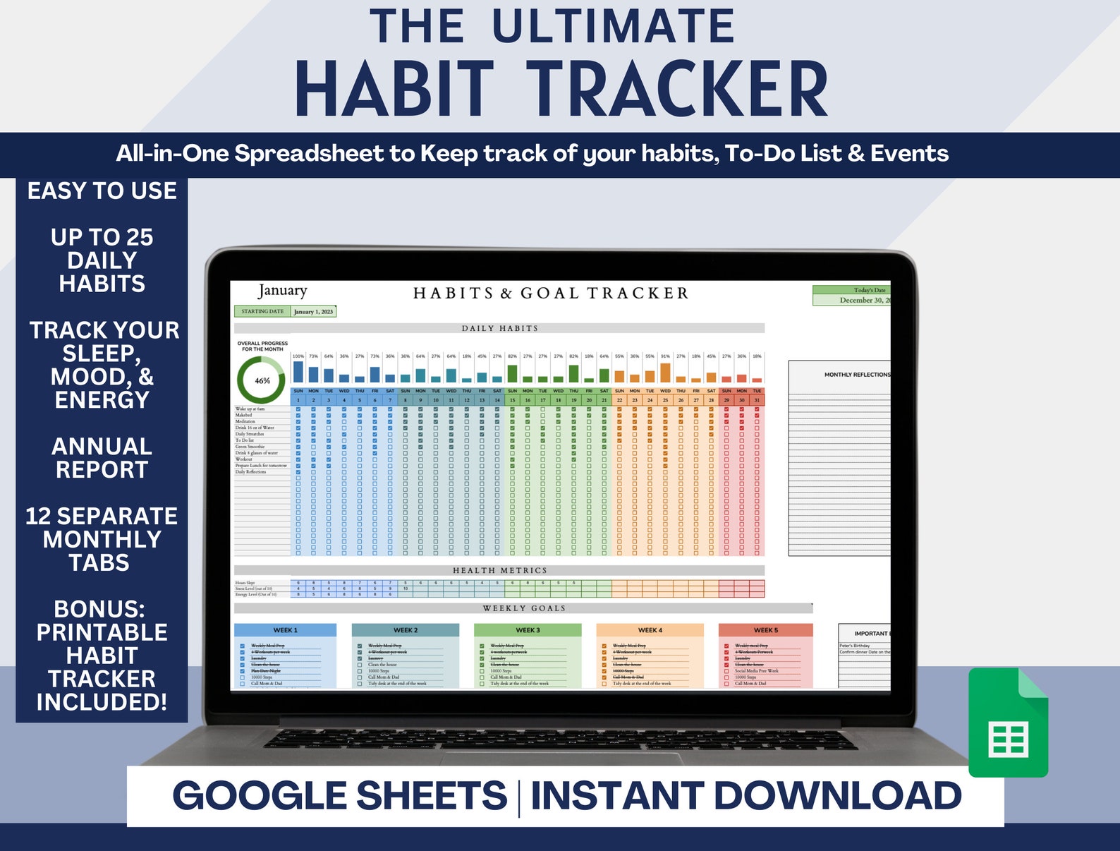 210 Google Sheets Templates [ Free and Paid ] · Better Sheets