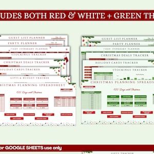 Christmas Planning Spreadsheet: Gift & Budget Tracker (google Sheet) - Etsy