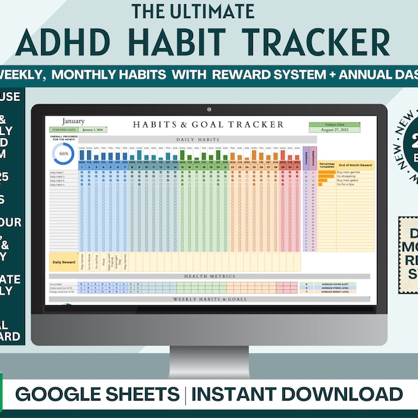 Habit Tracker - Etsy