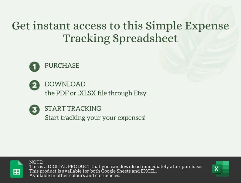 Simple Expense Tracker: 2026 Budget Planner for Google Sheets & Excel ...
