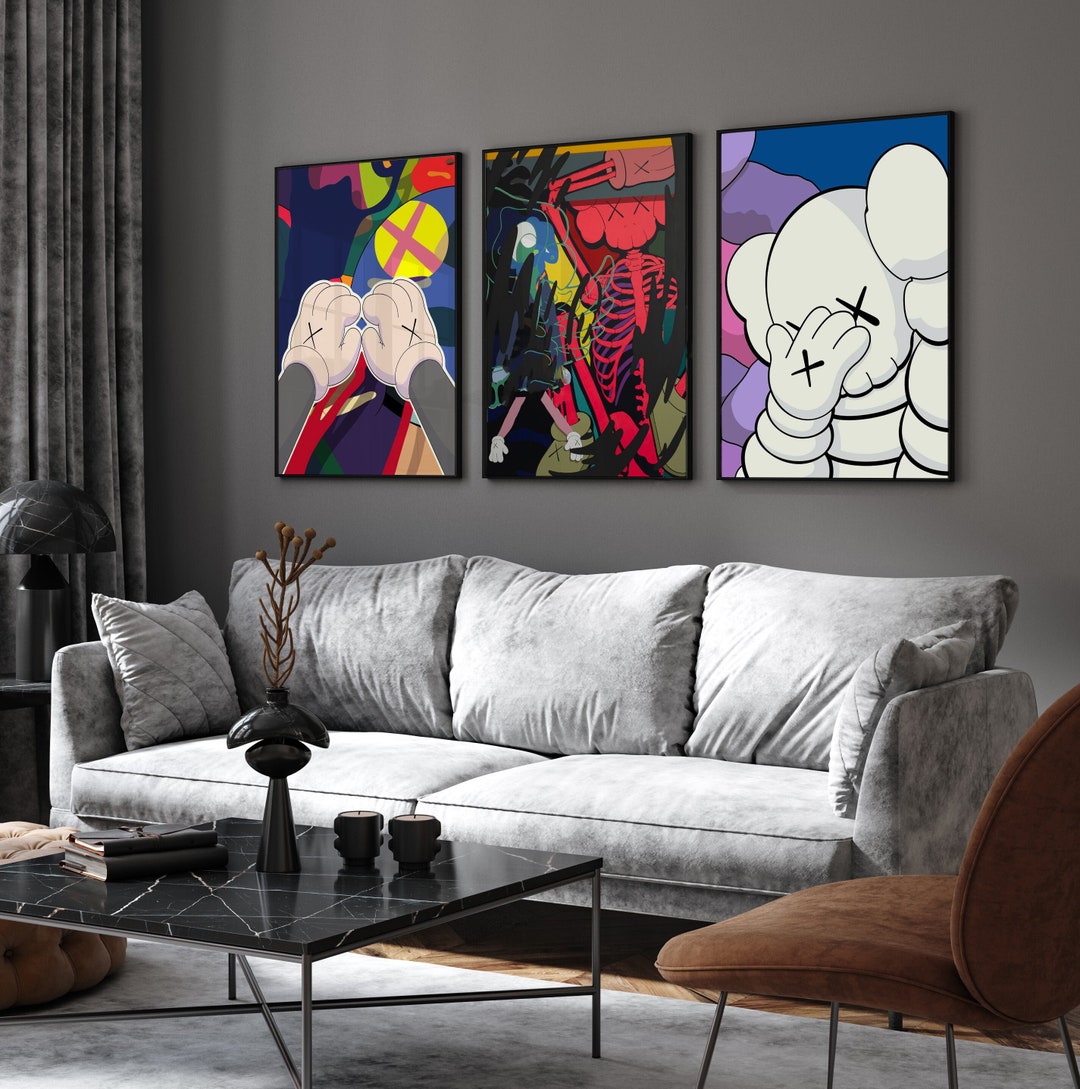 Hypebeast Poster Set of 3, Hypebeast Art Character Poster, Hypebeast ...