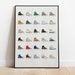 Travis Scott Shoe Collection Travis Scott Retro Poster, Vintage Sneaker ...