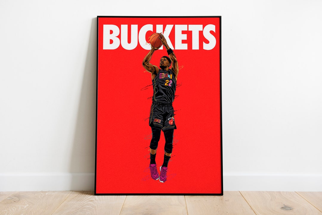 Jimmy Butler Poster, Nba Poster, Miami Heat, Nba Player Poster, Wall ...