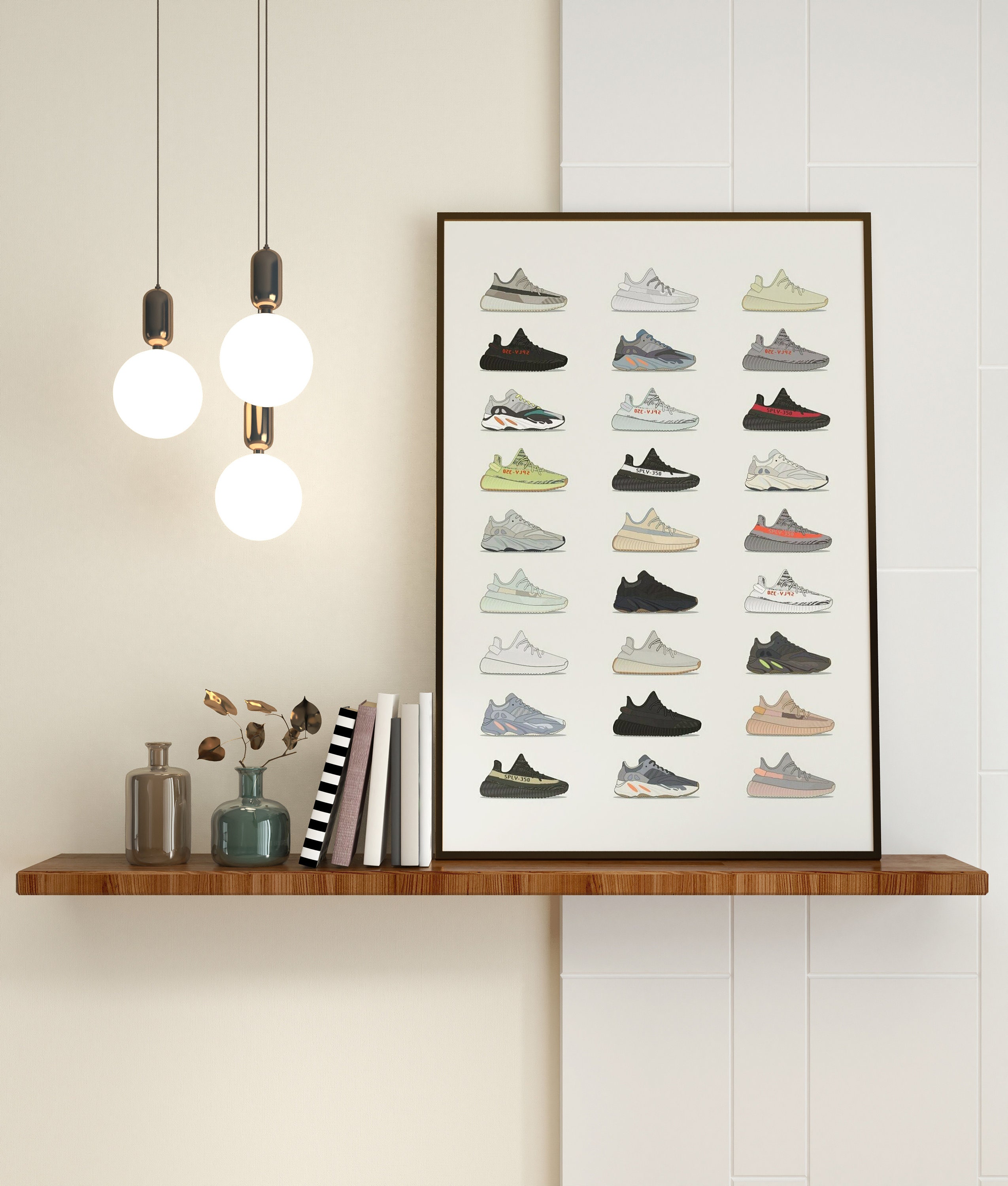 Yeezy Collection Poster, Sneaker Poster, Sneaker Wall Art, Sneakerhead, Jordan Wall Art, Wall ...
