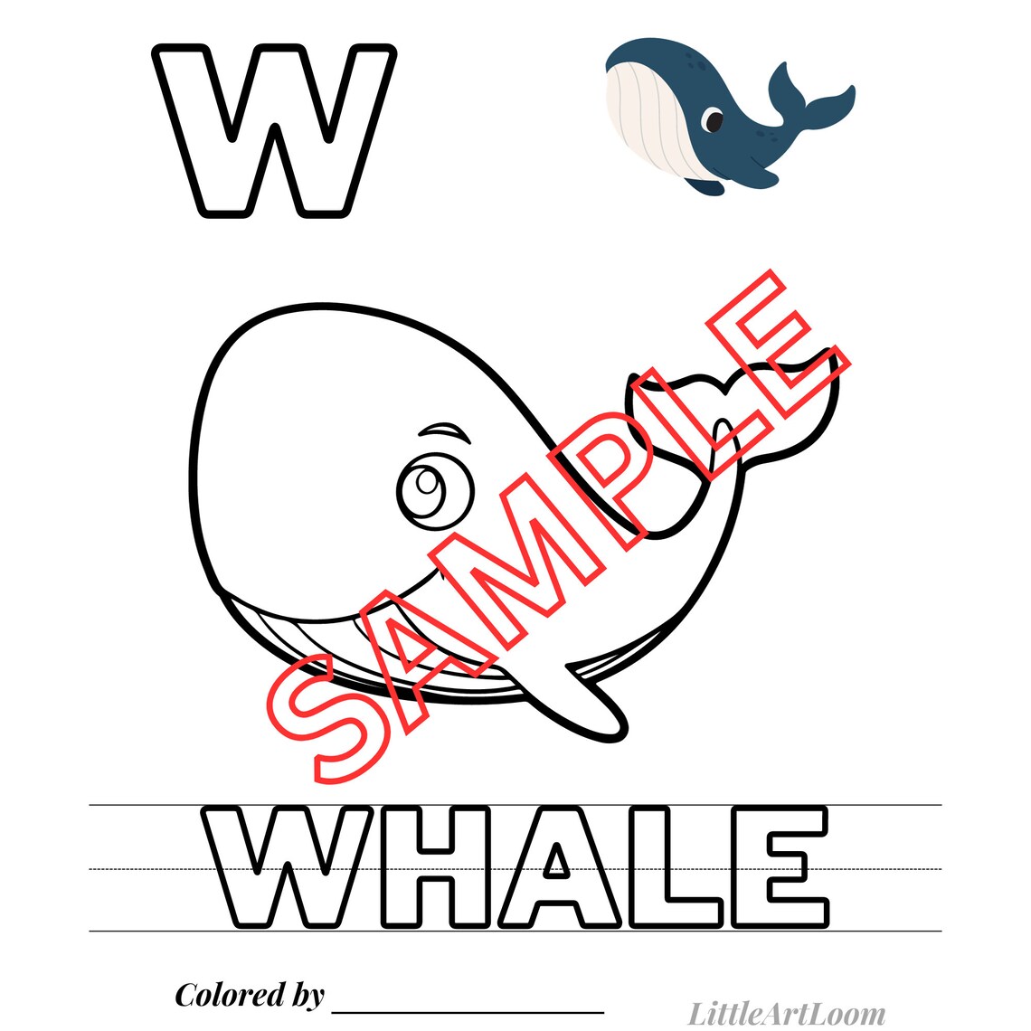 ABC Coloring Pages for Kids With Gifts and Posters for Him & Her A to Z ...