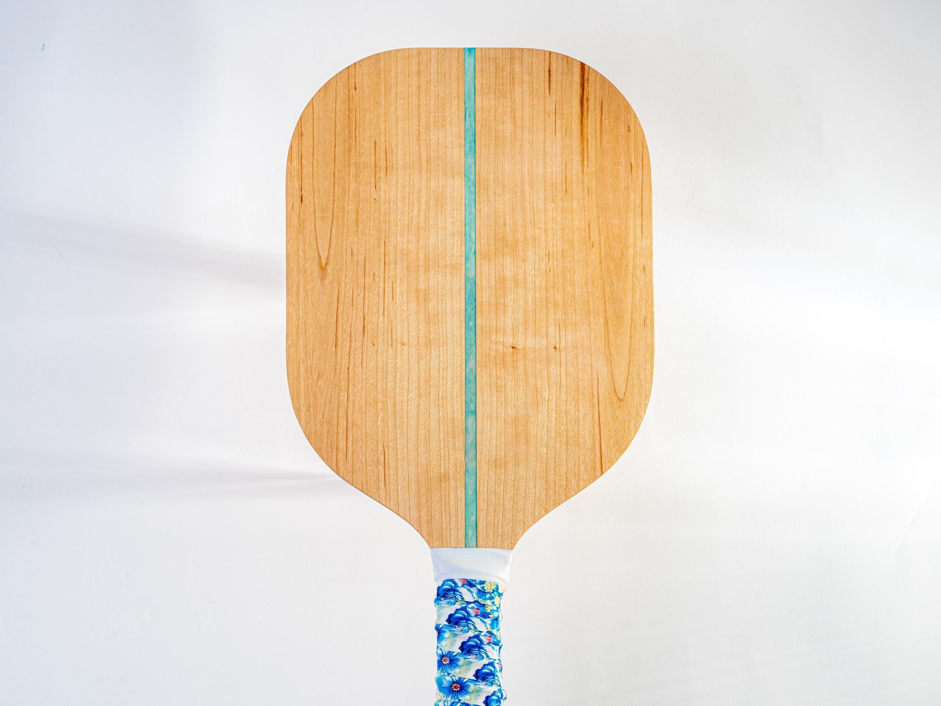 Handcrafted American Cherry Wooden Pickleball Paddle - Durable High ...