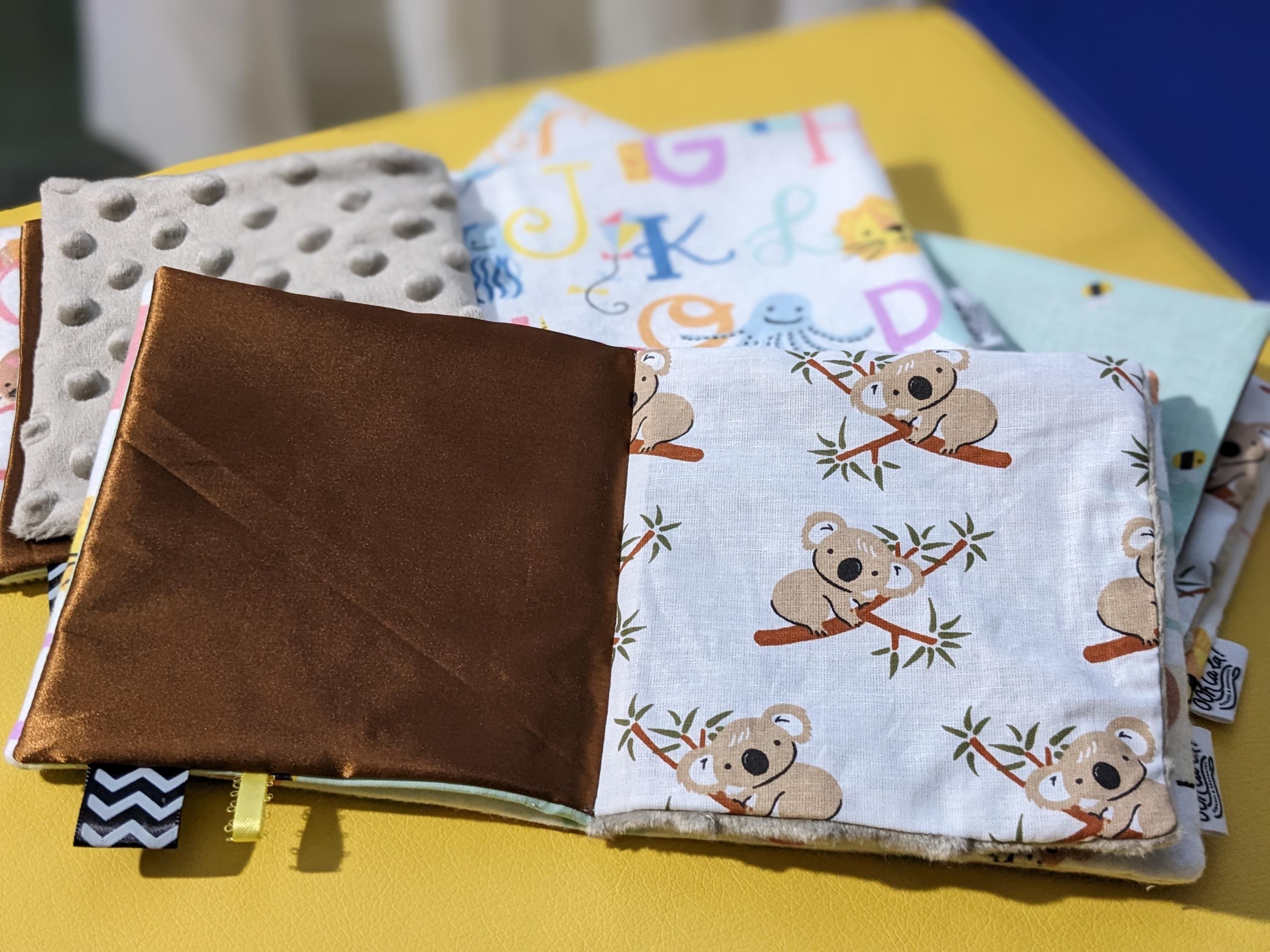 Baby Crinkle Book, Sensory Textured Soft Baby Book, Newborn Gifts, Baby ...