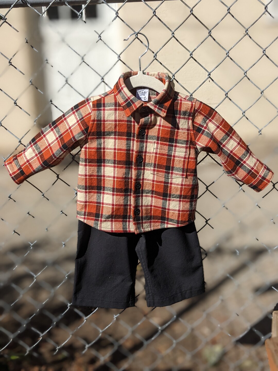 Fall Boy Heavy Flannel Shirt Set Eddie Bauer Plaid Fabric - Etsy