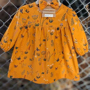 Spring Long Sleeve Girl's Dress & Top, Baby, Toddler, Kid Outfit - Etsy