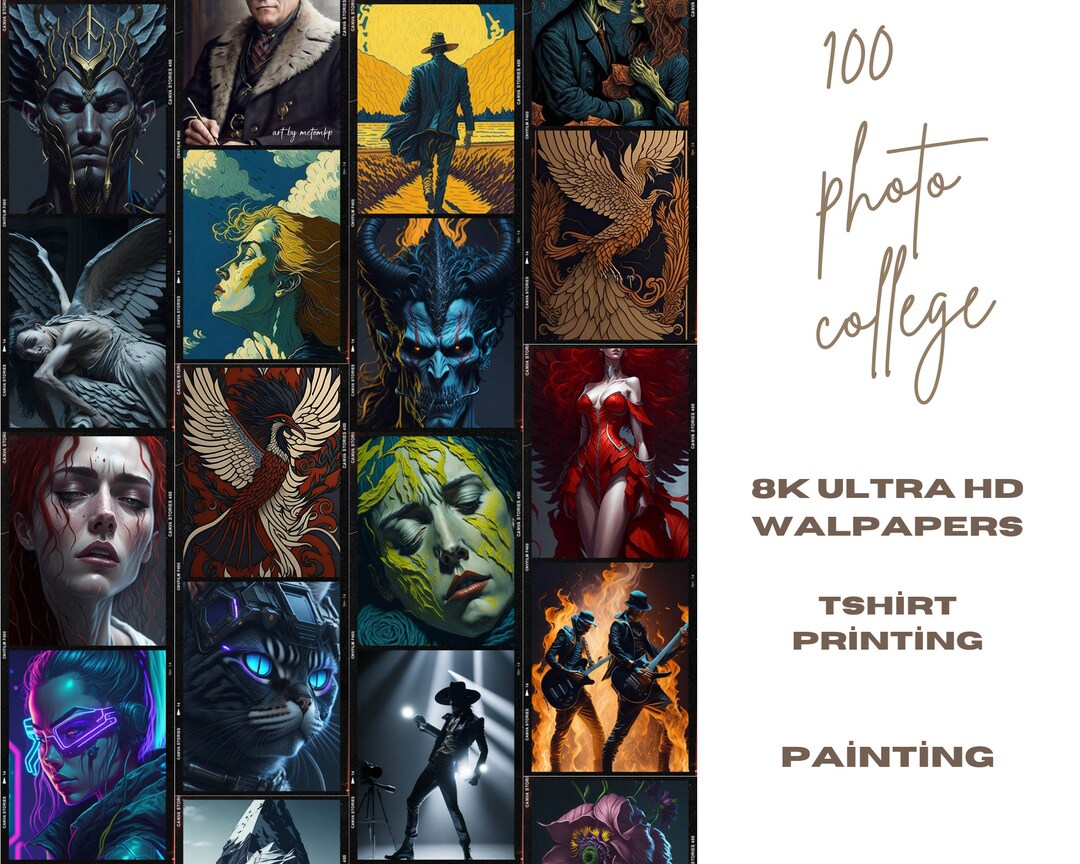 8k Wallpapers All Different Themes 100 Pieces - Etsy