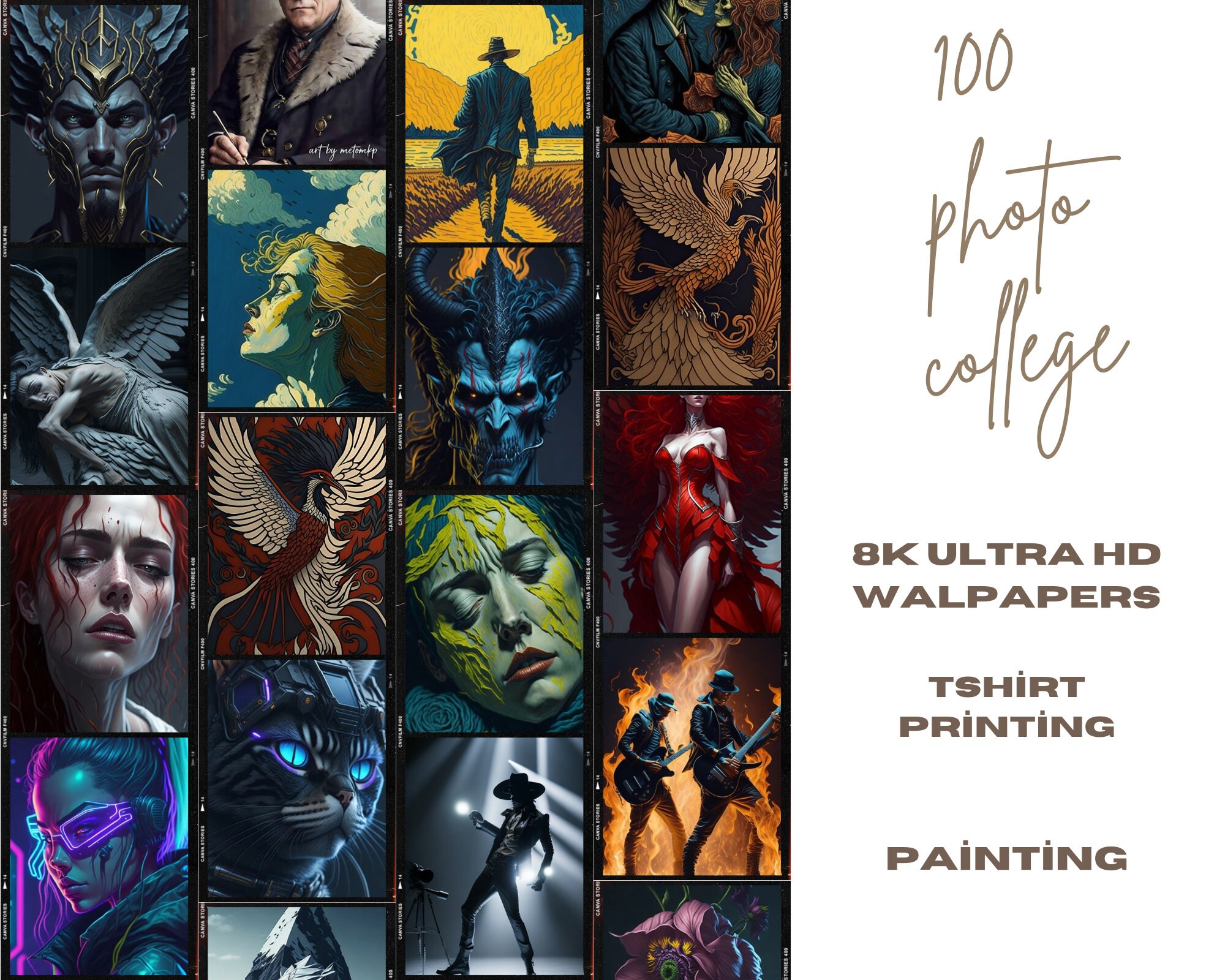 8k Wallpapers All Different Themes 100 Pieces - Etsy