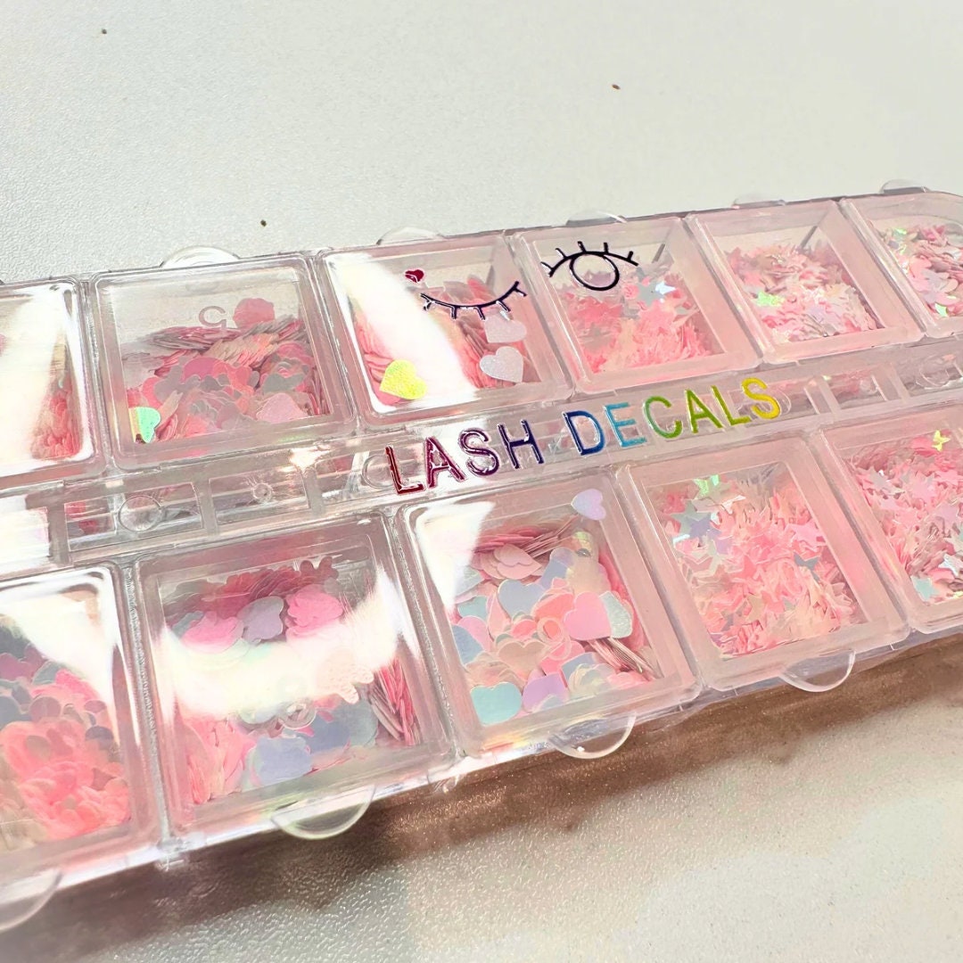 Barbie Lash Decals, Cute Lash Decals for Lash Artist Nail Artist Lash ...