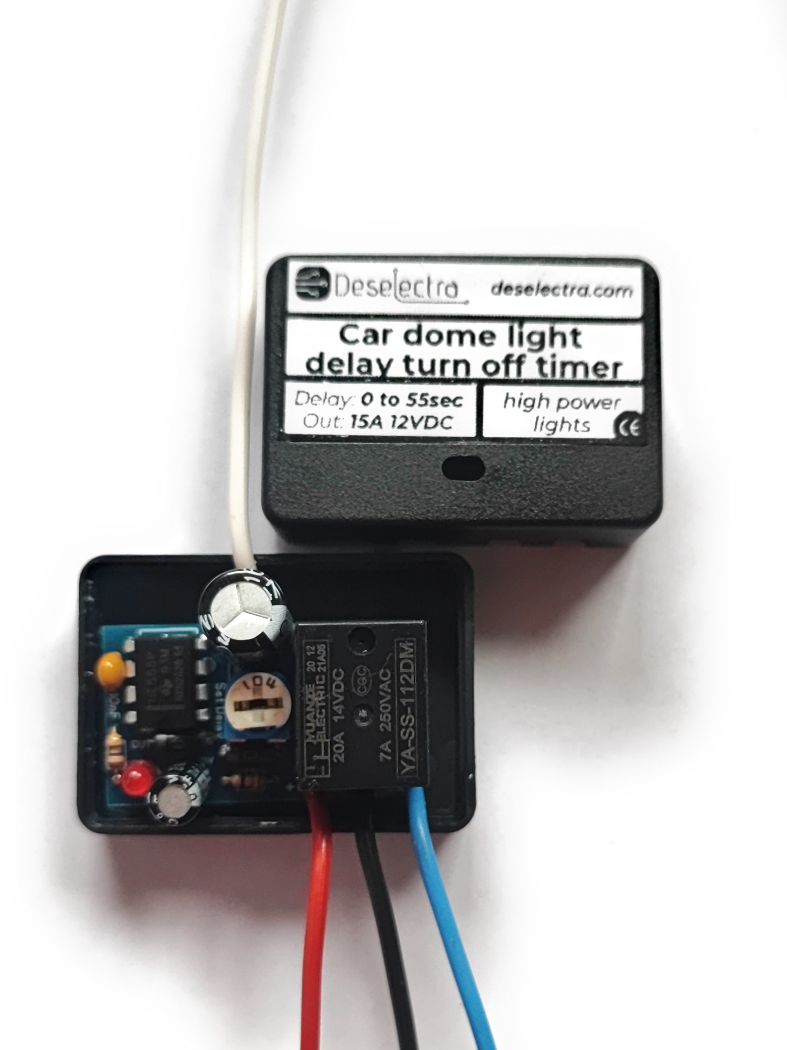 Car Dome Light Delay Timer: Adjustable 1-55 Sec, 12V LED - Etsy