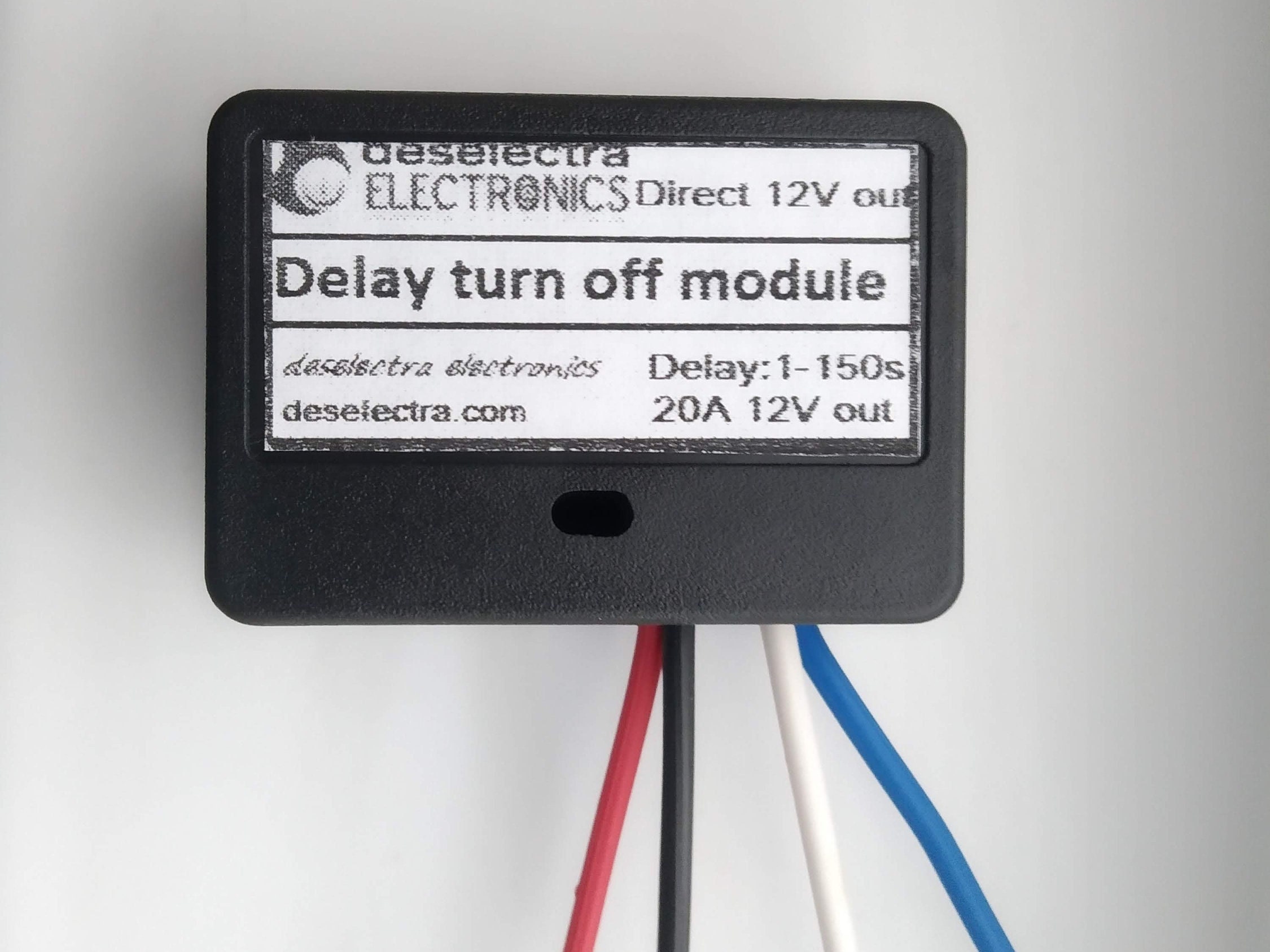 Easy to Use Car Timer Switch Relay 1-150 Sec Delay off 12v 20a - Etsy