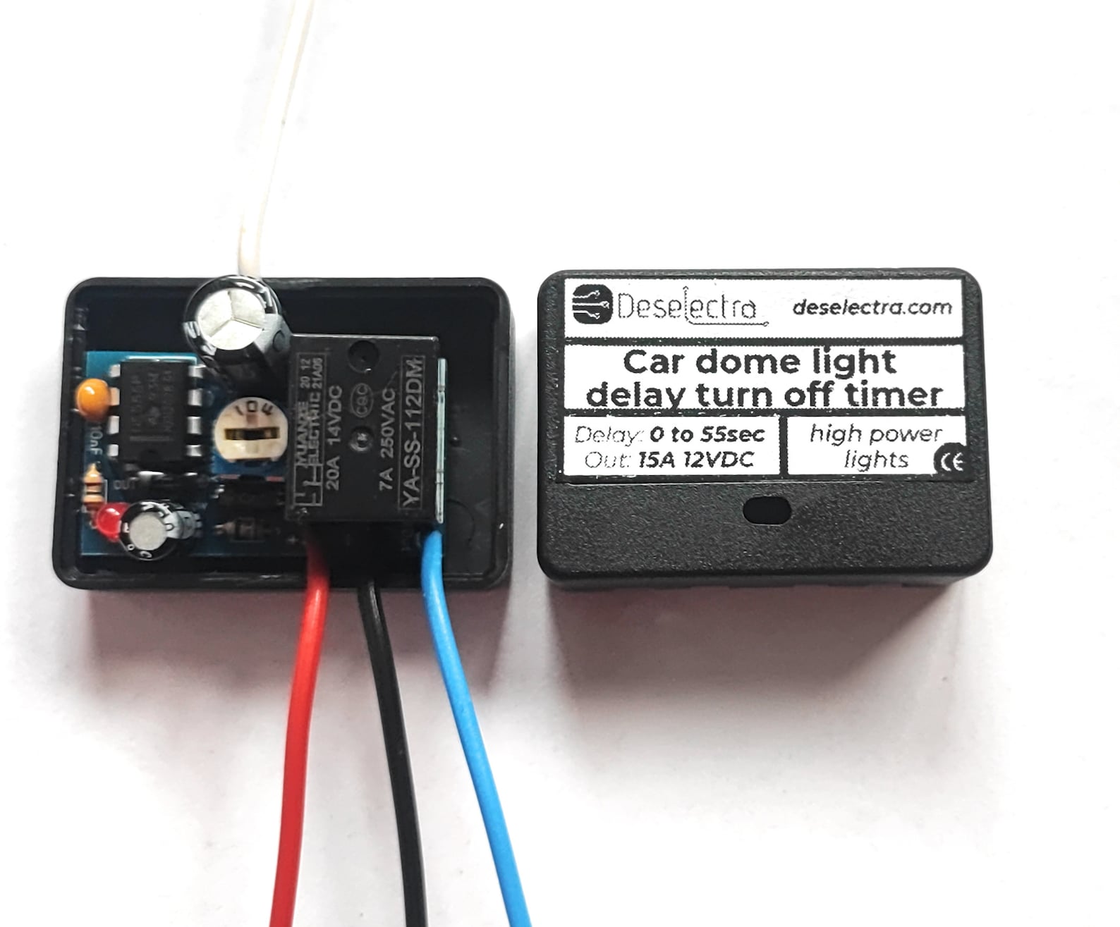 Car Dome Light Delay Timer: Adjustable 1-55 Sec, 12V LED - Etsy