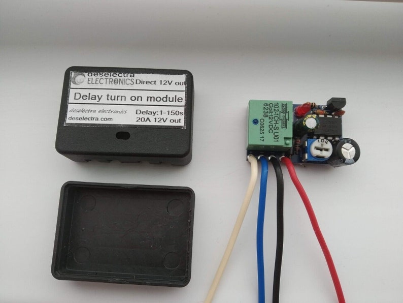 Easy to Use Car Timer Switch Relay 1-150 Sec Delay on 12v 20a Direct ...