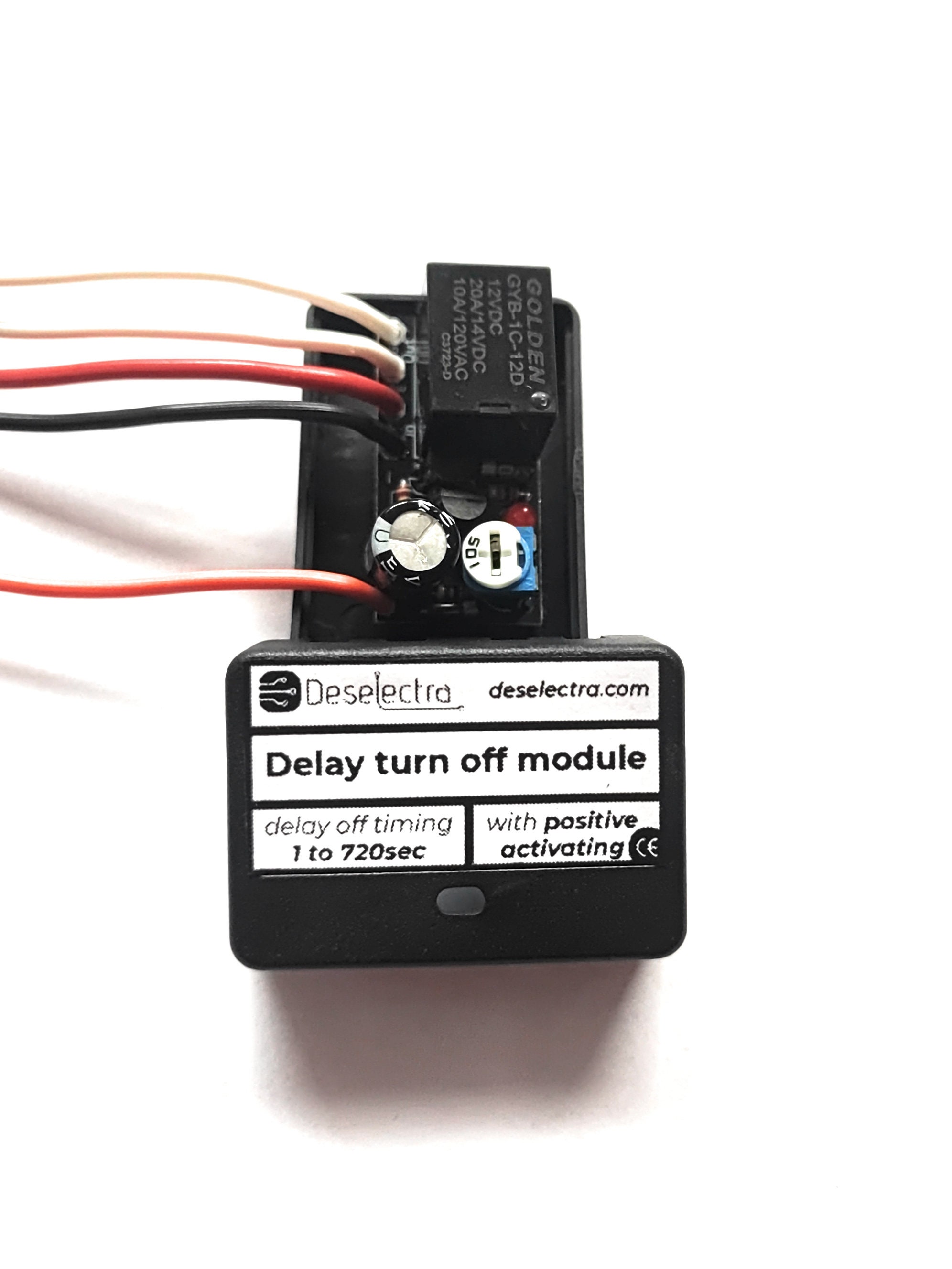 Mini Car Drl Led Front Lights Delay Turn off Timer Switch 1 to 720 S ...