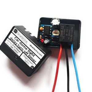 Car Dome Light Delay Timer: Adjustable 1-55 Sec, 12V LED - Etsy