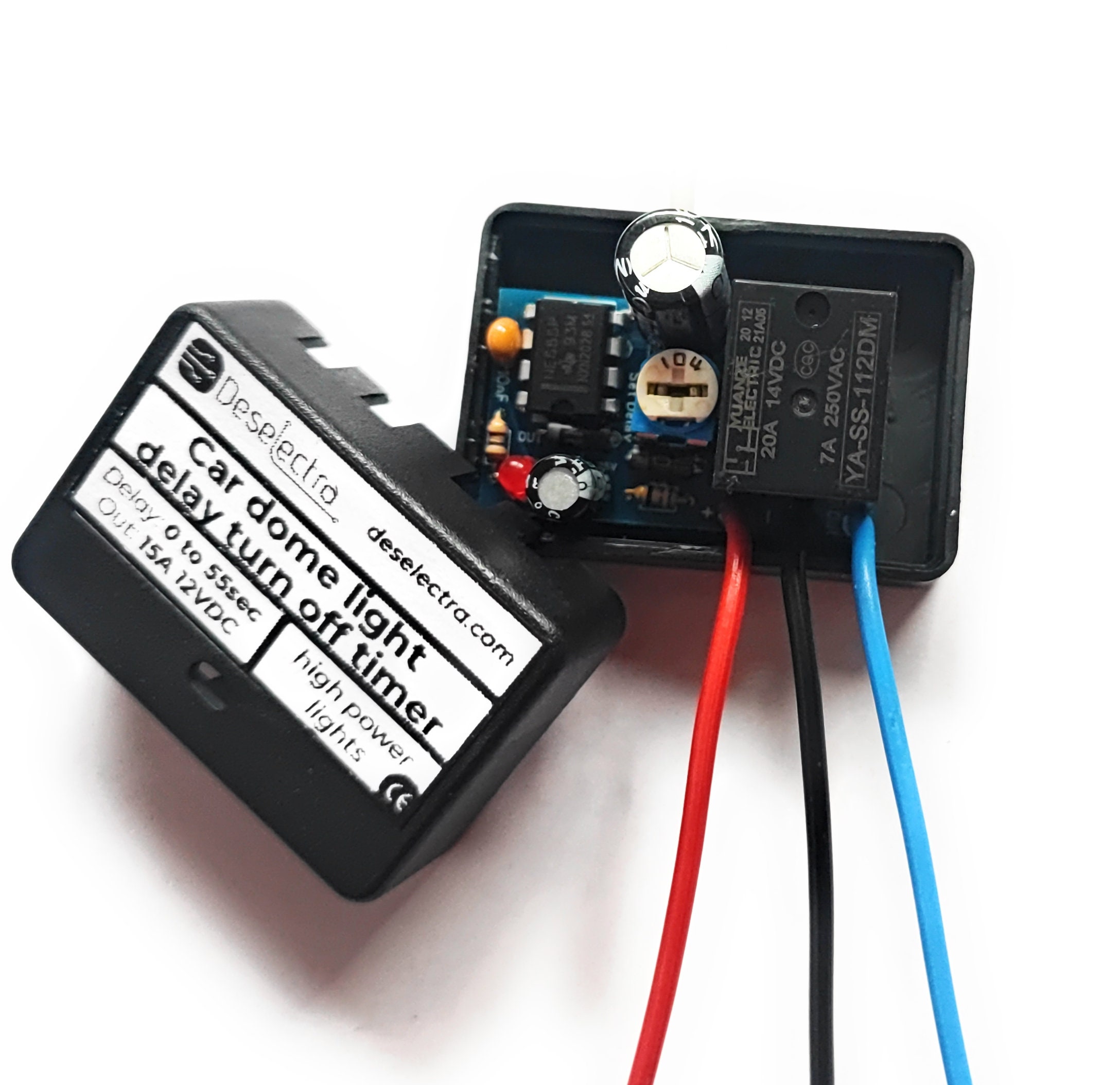 Car Dome Light Delay Timer: Adjustable 1-55 Sec, 12V LED - Etsy