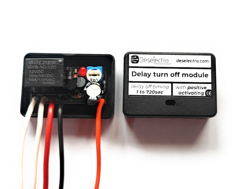 Mini Car Drl Led Front Lights Delay Turn off Timer Switch 1 to 720 S ...