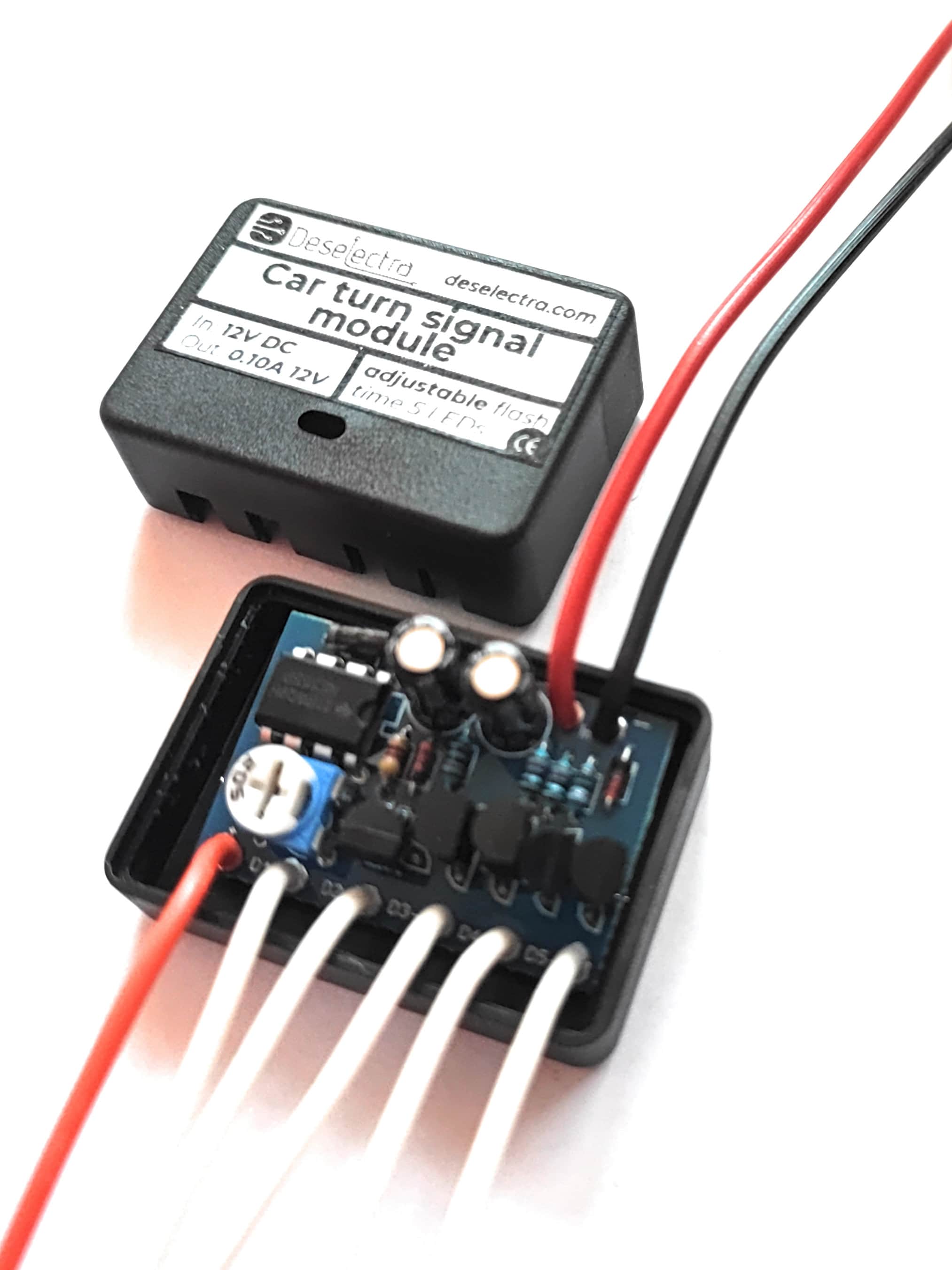 Adjustable LED 5-step Sequential Retrofit Flash Module Car Turn Signal ...