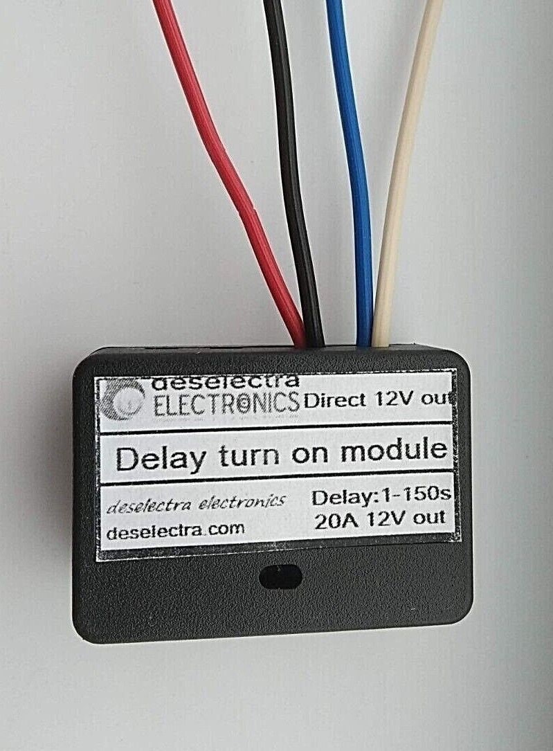 Easy to Use Car Timer Switch Relay 1-150 Sec Delay on 12v 20a Direct ...