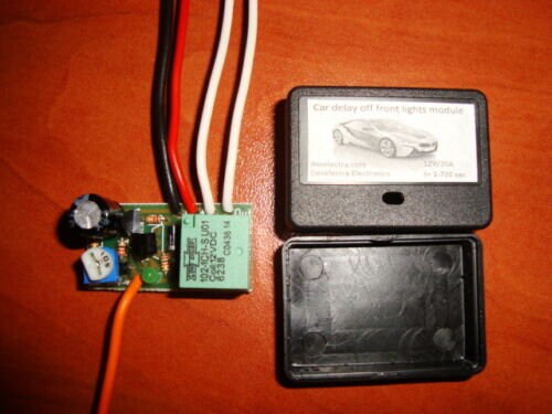 Mini Car Drl Led Front Lights Delay Turn off Timer Switch 1 to 720 S ...