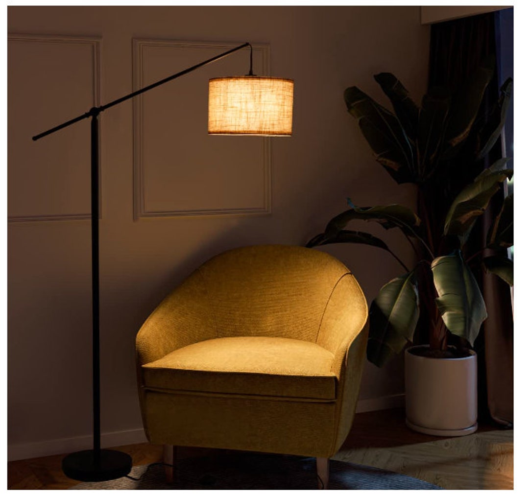 Arc Floor Lamp Porch Décor Idea Overhang Cantilever Standing - Etsy