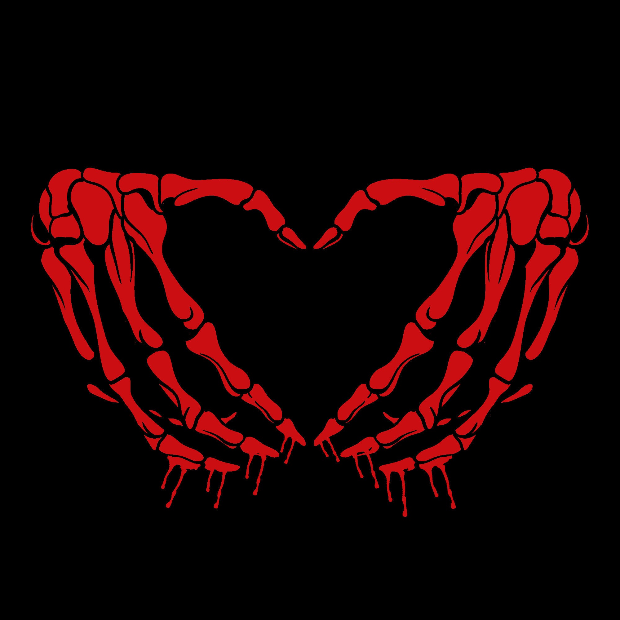 Bloody Hearts - Transparent PNG/SVG - Halloween - Templates - Creepy ...